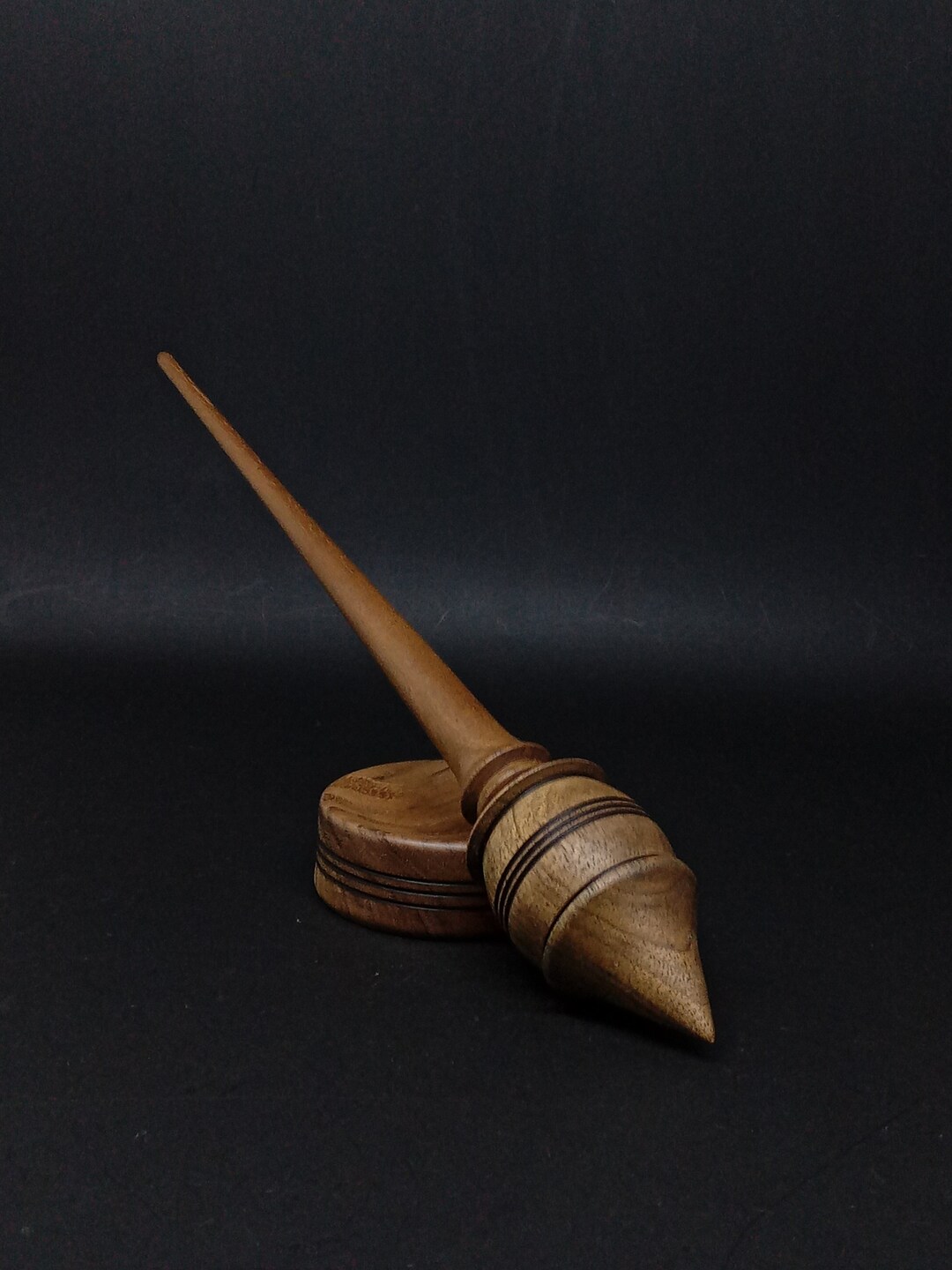 Walnut Elegance Support Spindle & Bowl Set 44g 1.55 Oz - Etsy