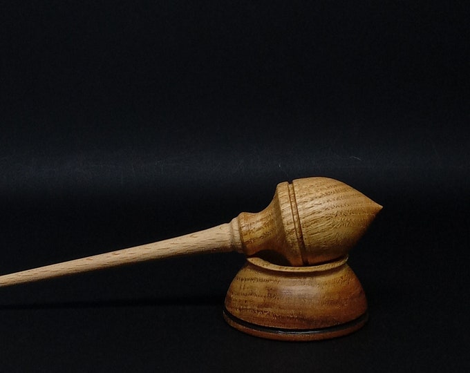 Support Spindle Set Oak Whorl, 5.5cm Chestnut Bowl 19g, 8.07in Spindle ...