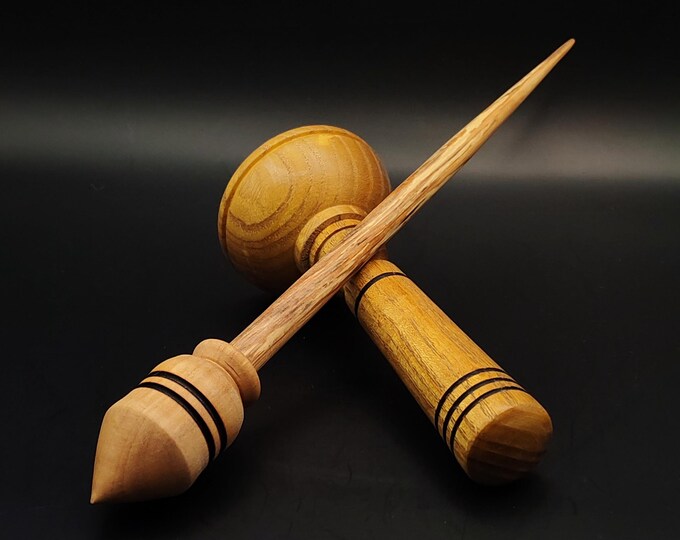 Support Spindle Set: Alder Shaft & Pear Whorl (25 Cm / 9.84 In, 19 G ...