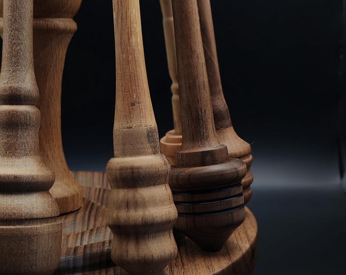 Spindle Stand for 12 Support Spindles and Drop Spindles - Etsy