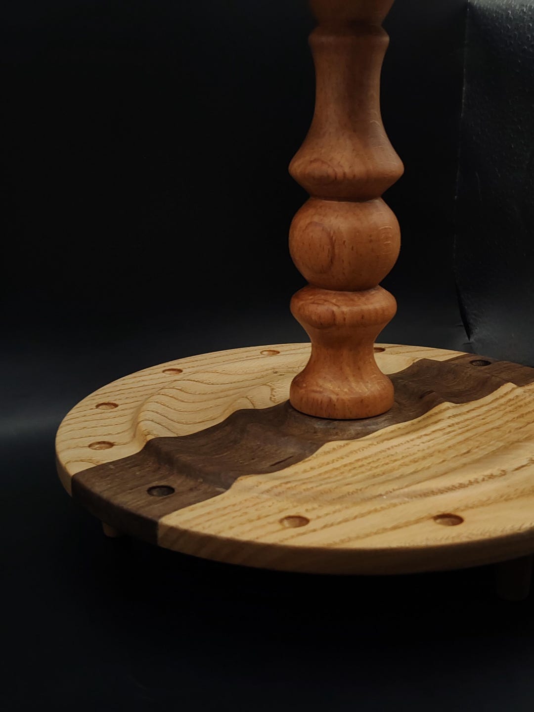 Spindle Stand for 12 Spindles – Chestnut & Walnut, Organizer - Etsy