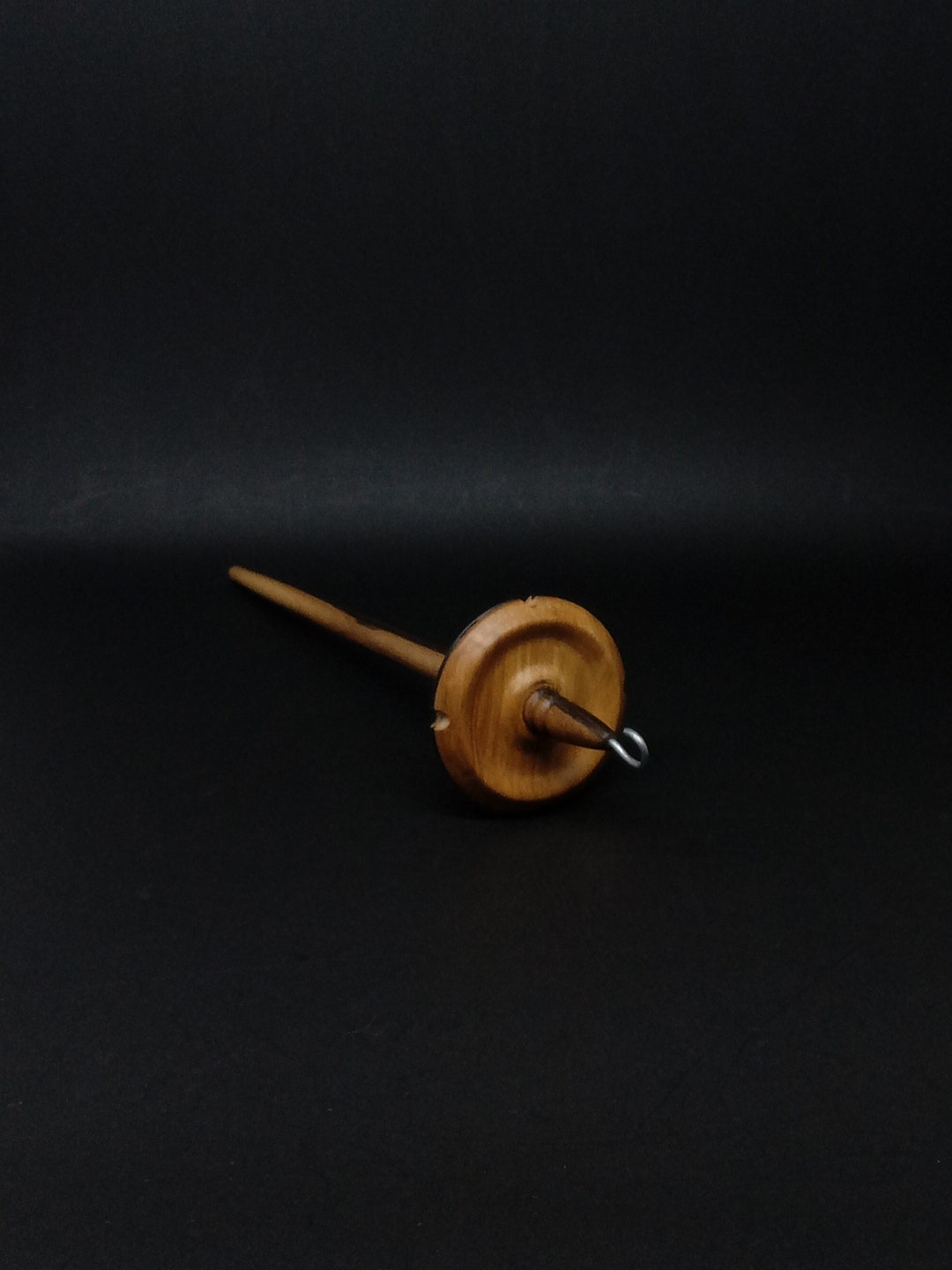 Handcrafted Walnut Shaft Drop Spindle With Dark Pear Whorl Yarn ...