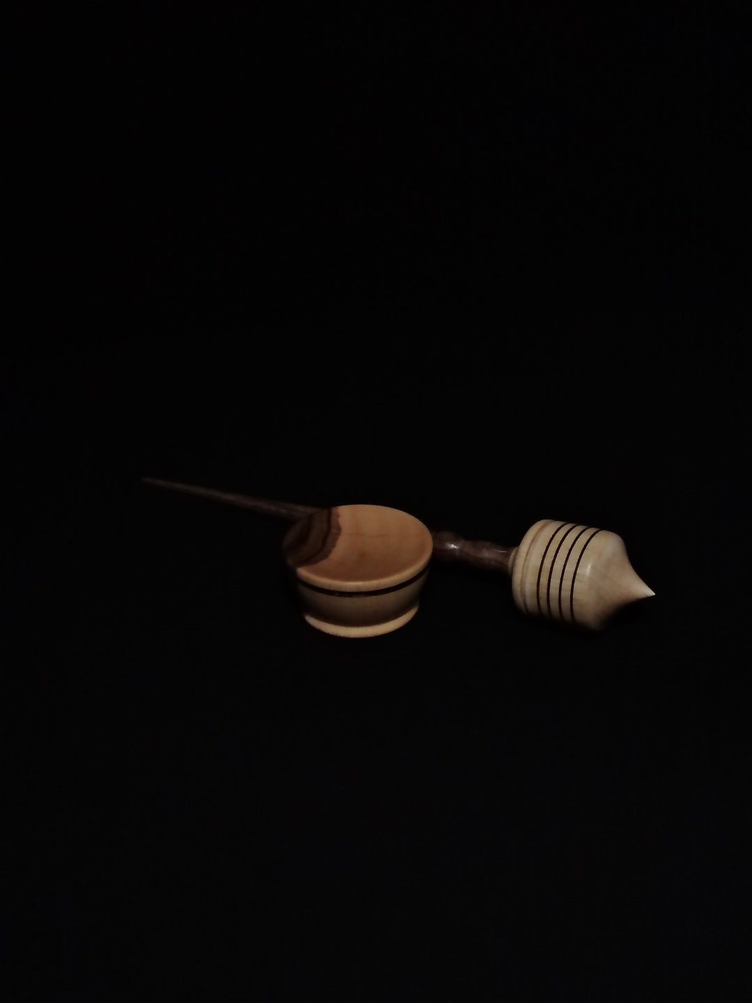 Support Spindle Set: Walnut Shaft and White Walnut Whorl 25 Cm / 9.84 ...