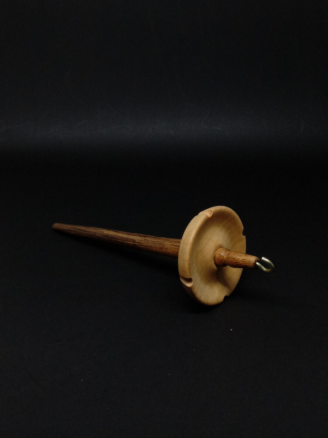 Wood Drop Spindle With Walnut Shaft and Pear Whorl - Etsy