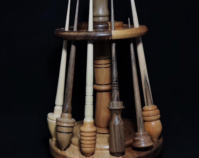 Spindle Stand: Oak, Walnut, and Pear 31 Cm Height for 12 Drop and ...