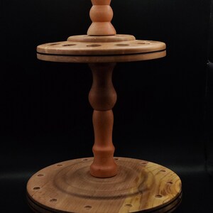 Spindle Stand: Beechwood, Oak, Acacia, Pear, and Natural Pink Wood for ...