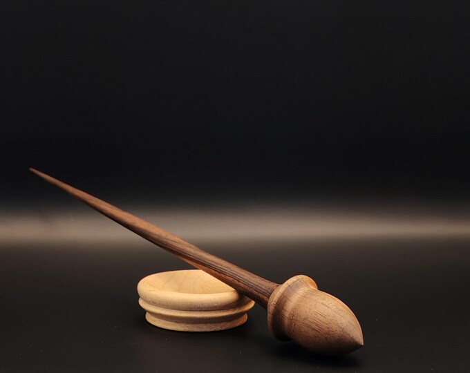 Walnut Wood Support Spindle Set With Beechwood Bowl - Etsy