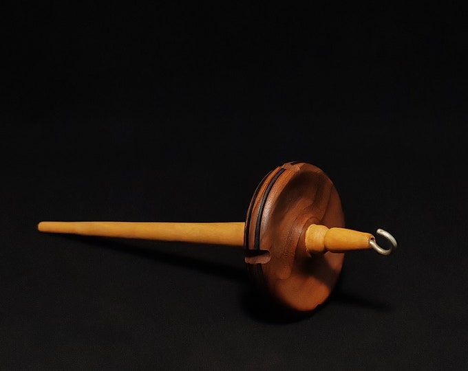 Drop Spindle: Oak Shaft and Walnut Whorl (20 Cm / 7.87 Inches, 30 Grams ...