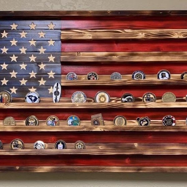 Challenge Coin Flag - Etsy