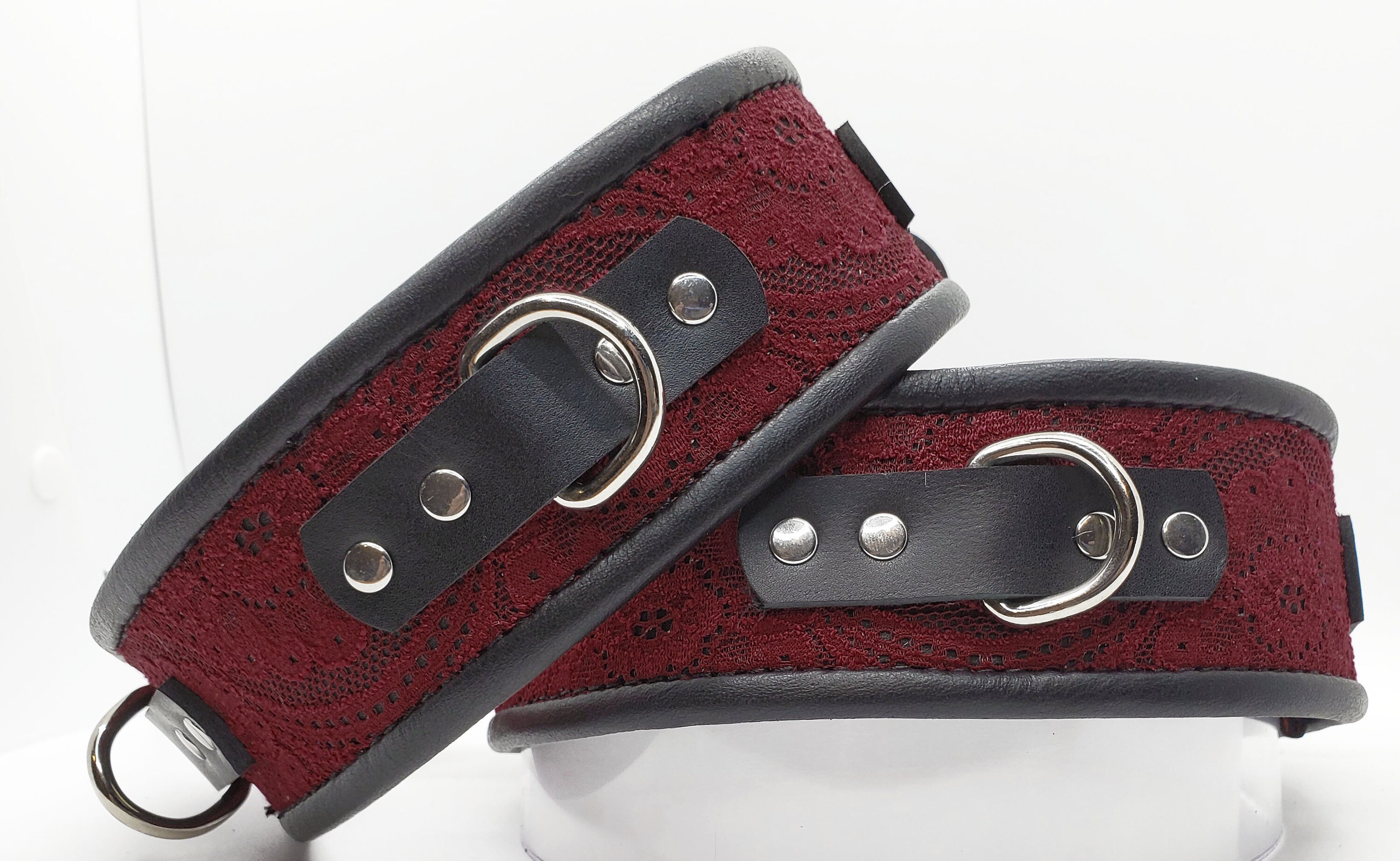 Thigh Cuff Pair Lockable BDSM Leather Bondage Restraints in - Etsy