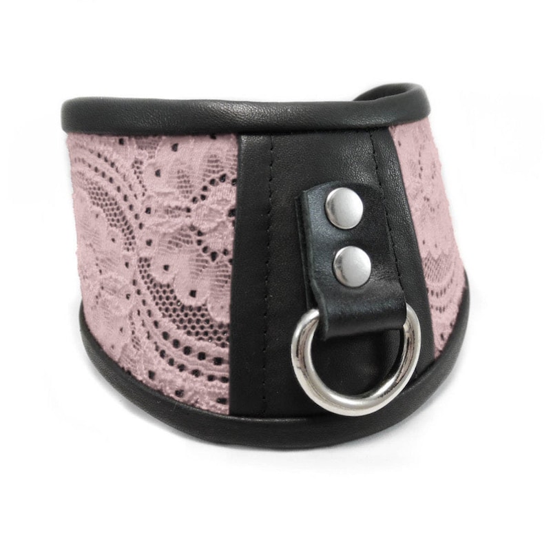 Pink Bondage Collar - Etsy