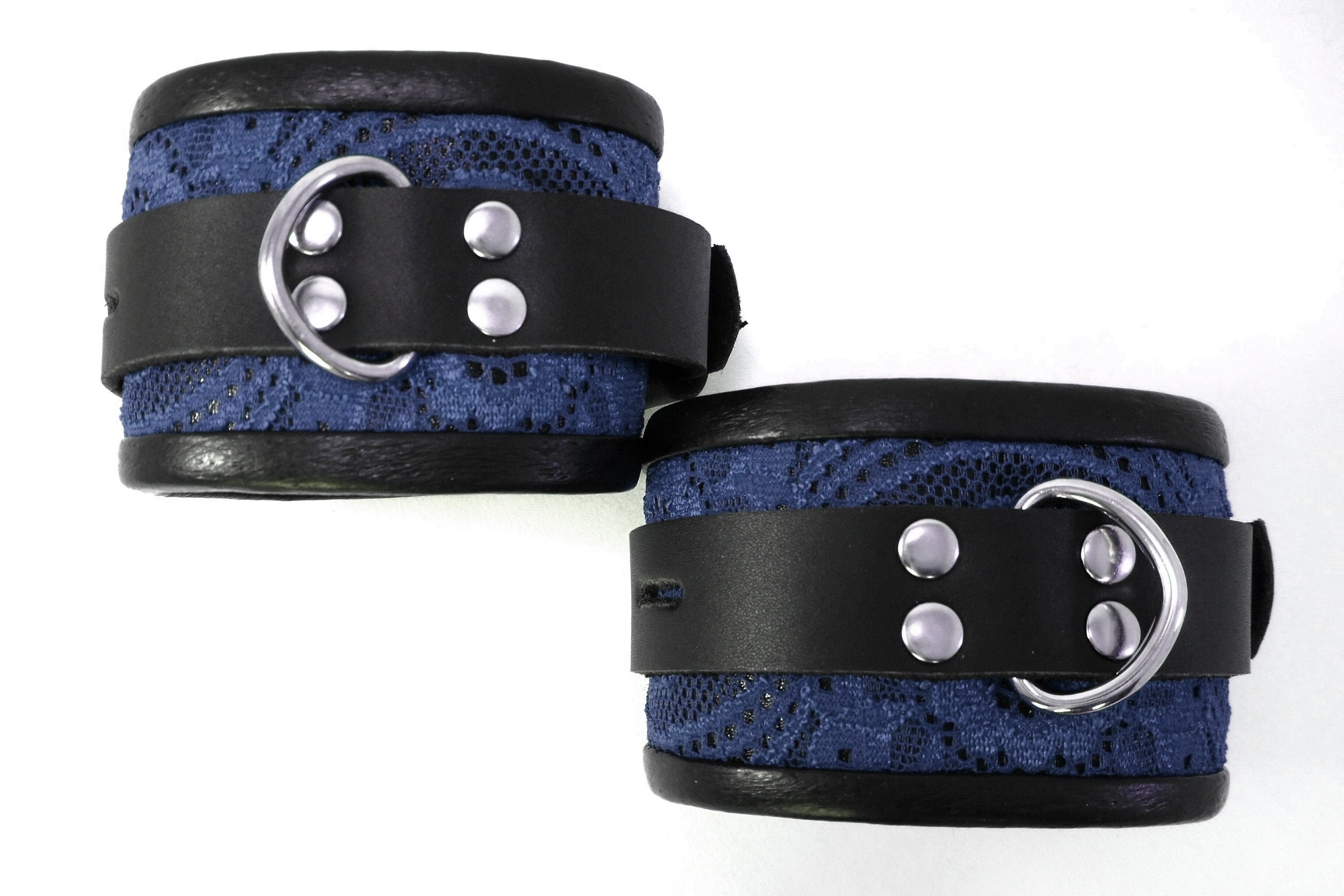 Ankle Cuff Pair Lockable BDSM Leather Bondage Restraints in | Etsy