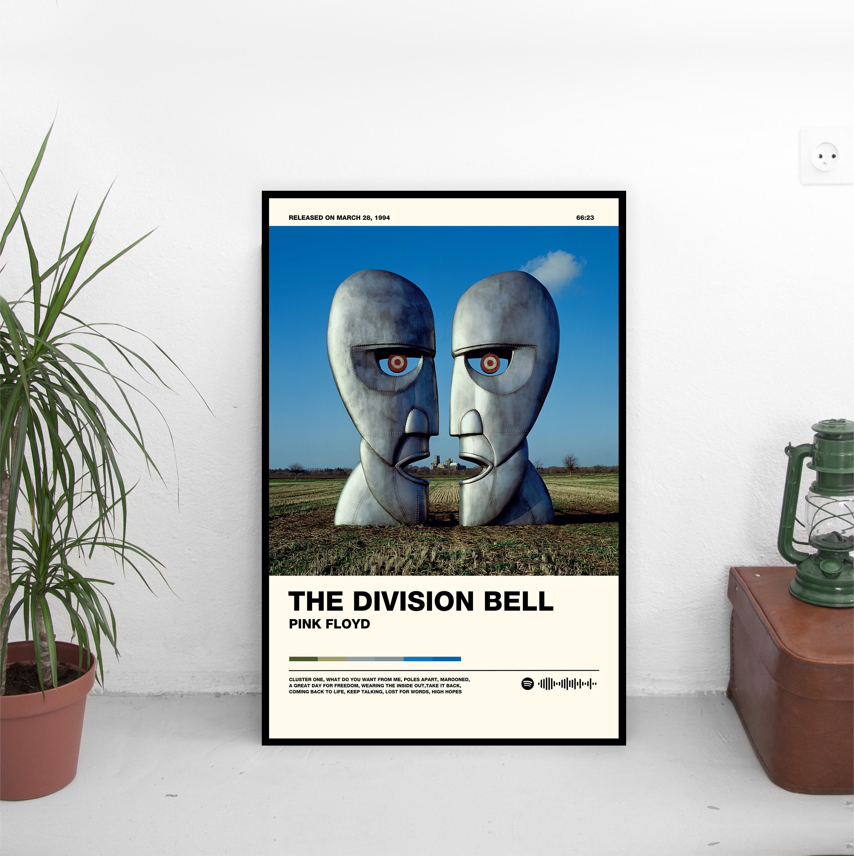 The Division Bell Album Poster / Pink Floyd / Album Art Poster Print ...
