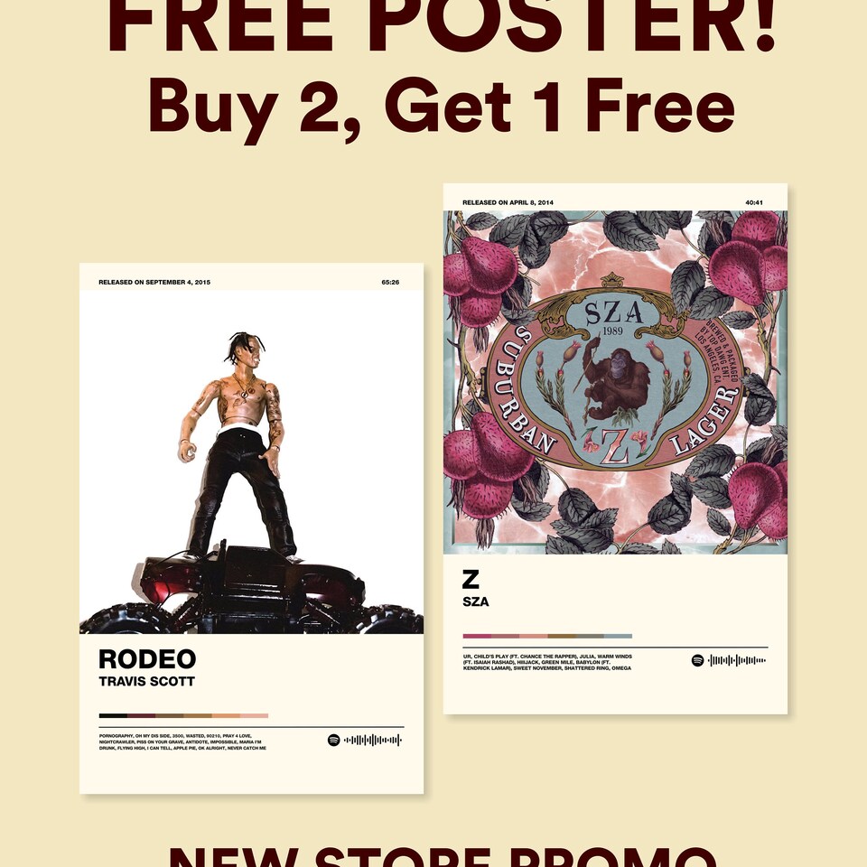 Travis Scott / Rodeo / Album Art Poster sold by Unspeakable Brandy ...