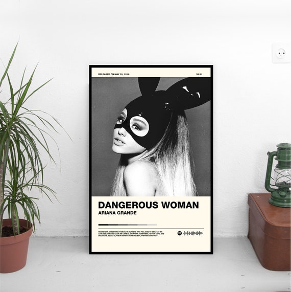 Ariana Grande / Dangerous Woman / Album Art Poster Print / | Etsy