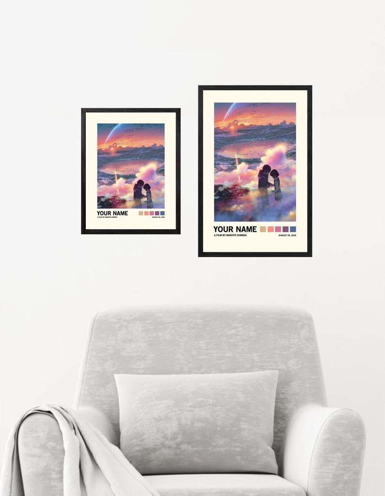 Your Name Poster / Kimi No Na Wa / Movie Inspired Poster Print / Wall ...