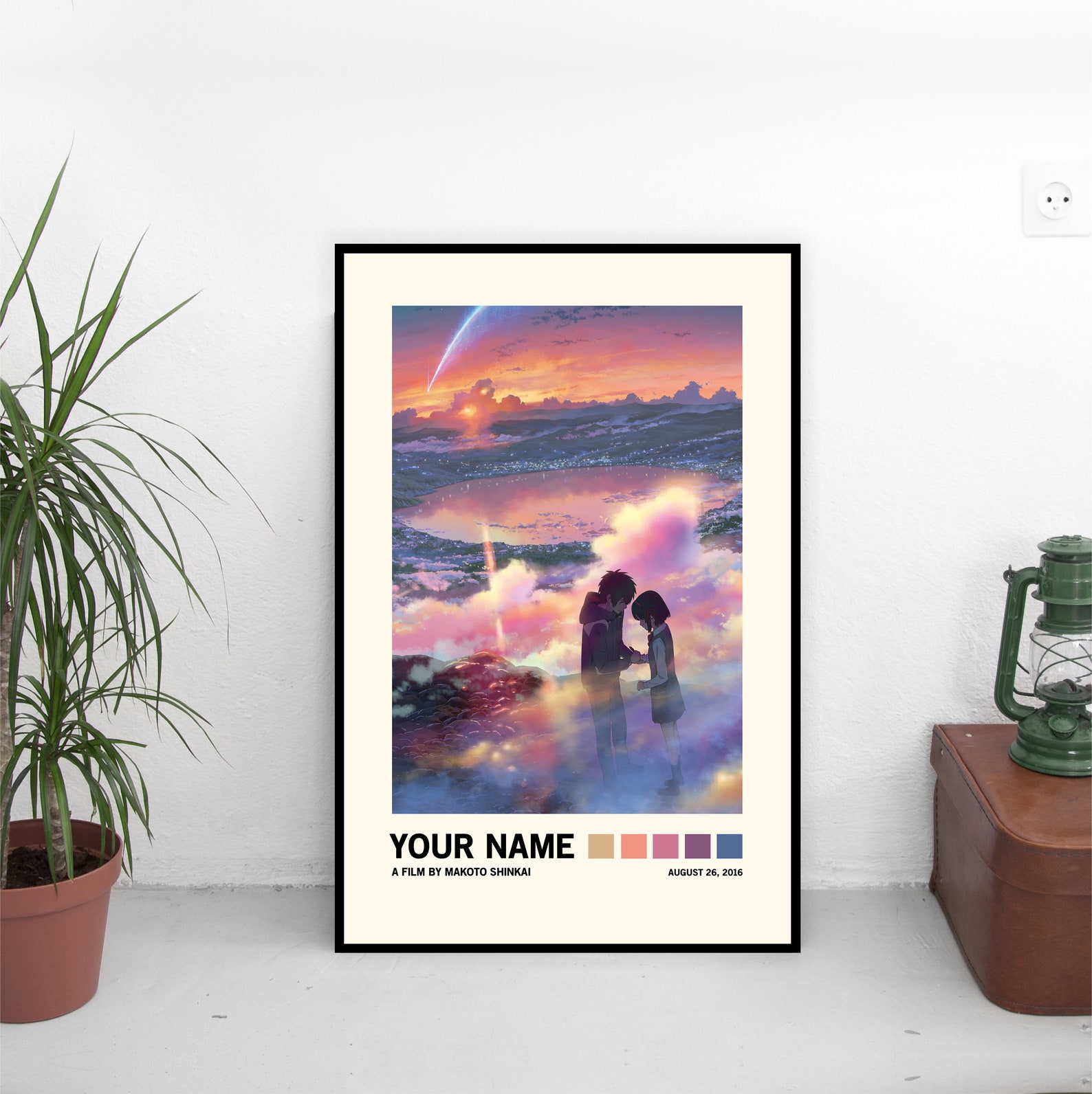 Your Name Poster / Kimi No Na Wa / Movie Inspired Poster Print / Wall ...