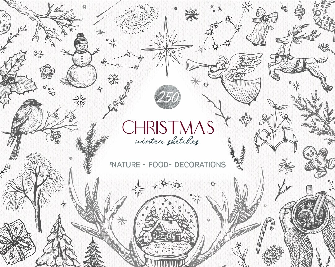 Christmas Png Bundle With Vector Digital Images - Christmas Clipart ...