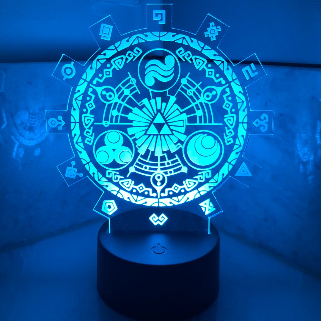 Legend of Zelda Skyward Sword Door of Time Led Acrylic Lamp - Etsy