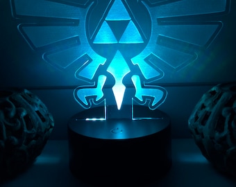 Legend of Zelda Skyward Sword Door of Time Led Acrylic Lamp | Etsy