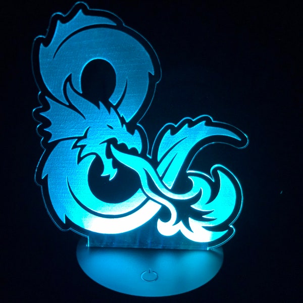 Dungeons and Dragons Neon Light - Etsy