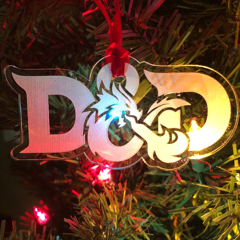 Dungeons and Dragons Acrylic Christmas Tree Ornament - Etsy