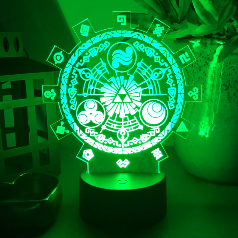 Legend of Zelda Skyward Sword Door of Time Led Acrylic Lamp - Etsy