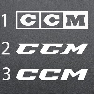 CCM Hockey Decals. YOU PICK Style, Size and Color. High Quality Vinyl ...