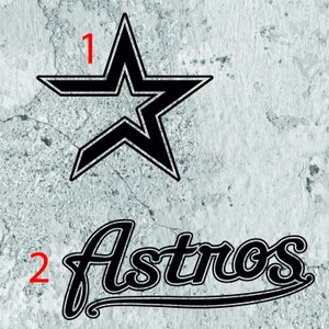 Houston Astros Decals. ASSORTED Color, Size & Style Options High ...