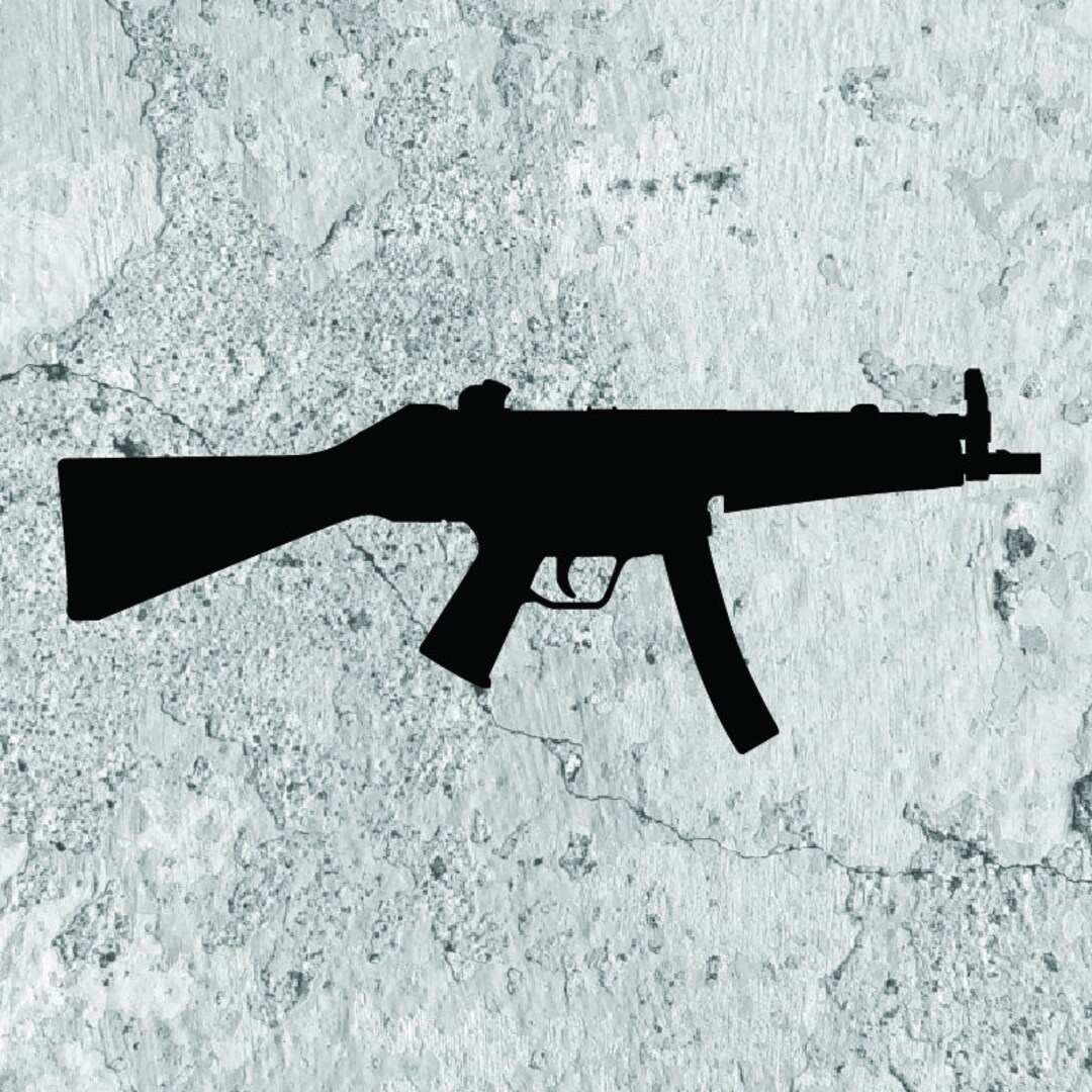 MP5 Decal. ASSORTED Color & Size Options! High Quality Vinyl! - Etsy
