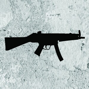 MP5 Decal. ASSORTED Color & Size Options High Quality Vinyl - Etsy