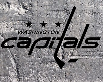 Washington Capitals Decal - Etsy