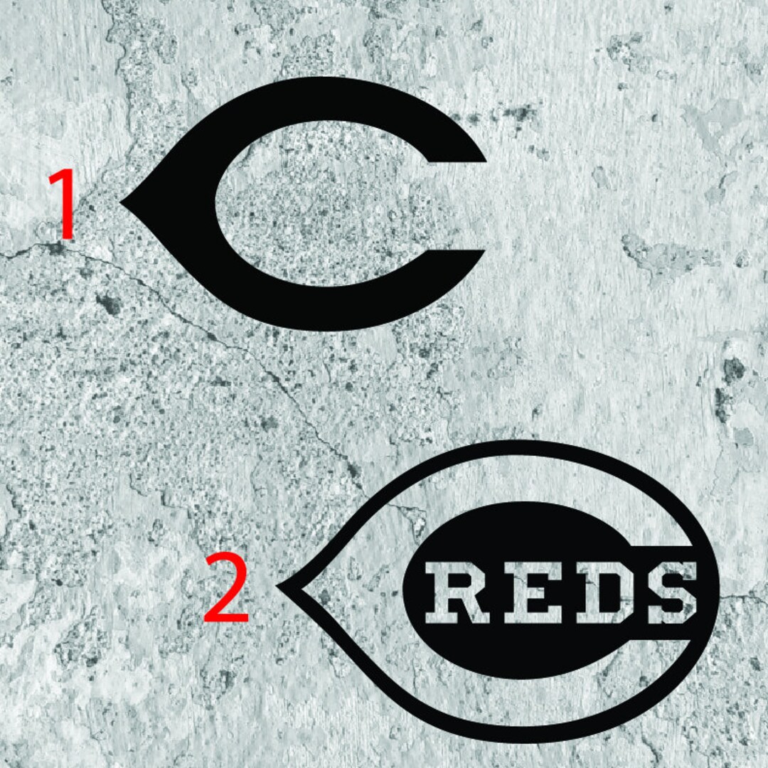 Cinncinnati Reds Decals. ASSORTED Color Size & Style Options - Etsy