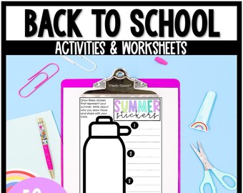 Team Building Activities - Getting to Know You Back to School - Build a ...