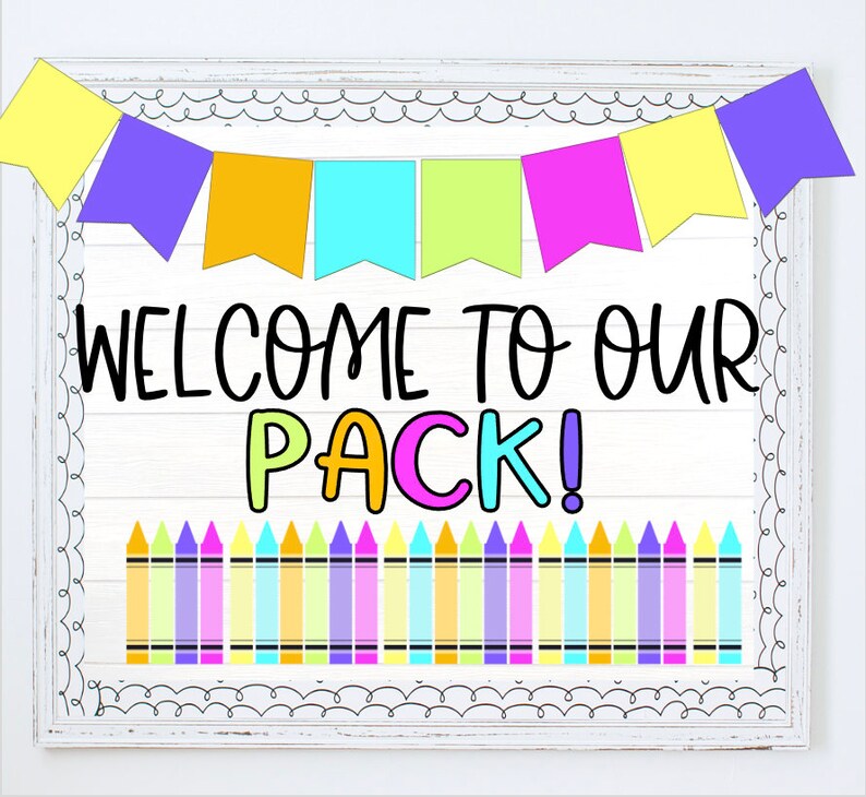 Back to School Bulletin Board | Colorful Year - Etsy
