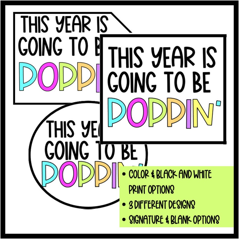 Back to School Gift Tag | Poppin' - Etsy