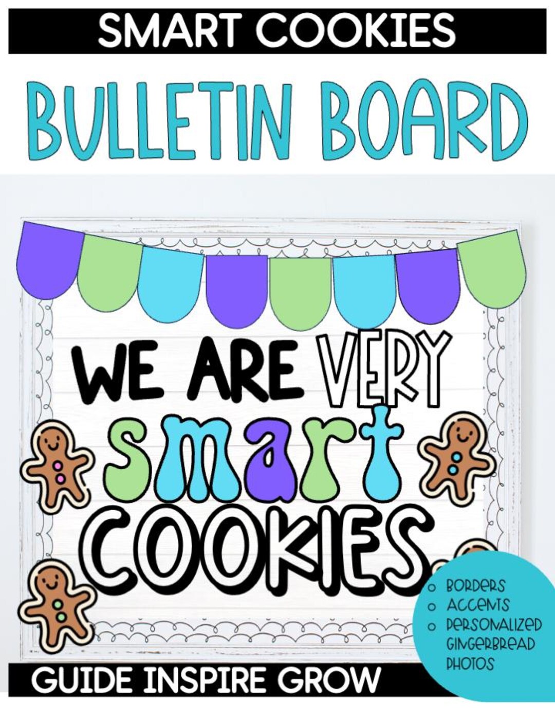 We Are Very Smart Cookies Bulletin Board – Classroom Decor – Editable ...