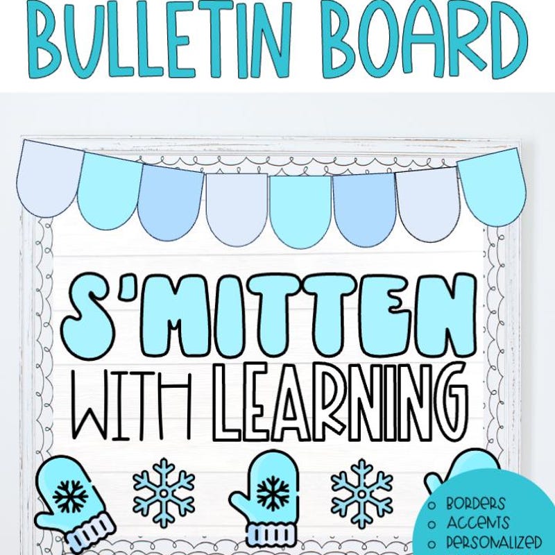 Mitten Bulletin Board - Etsy