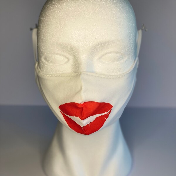 Face Mask With Plastic Mouth - Etsy