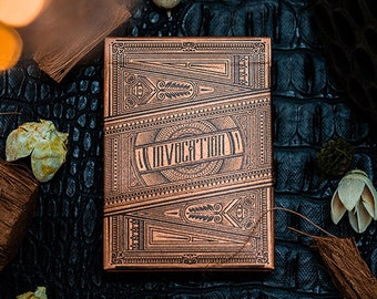 Copper Playing Cards - Etsy
