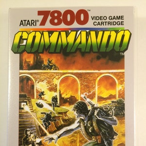 Commando Atari 7800 Replacement Case No Game - Etsy