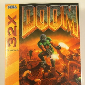 Doom 32X Sega 32X Replacement Case No Game - Etsy