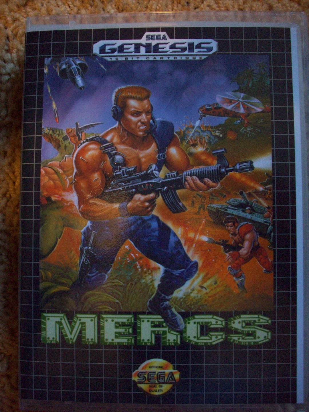 Mercs Sega Genesis Replacement Case No Game - Etsy