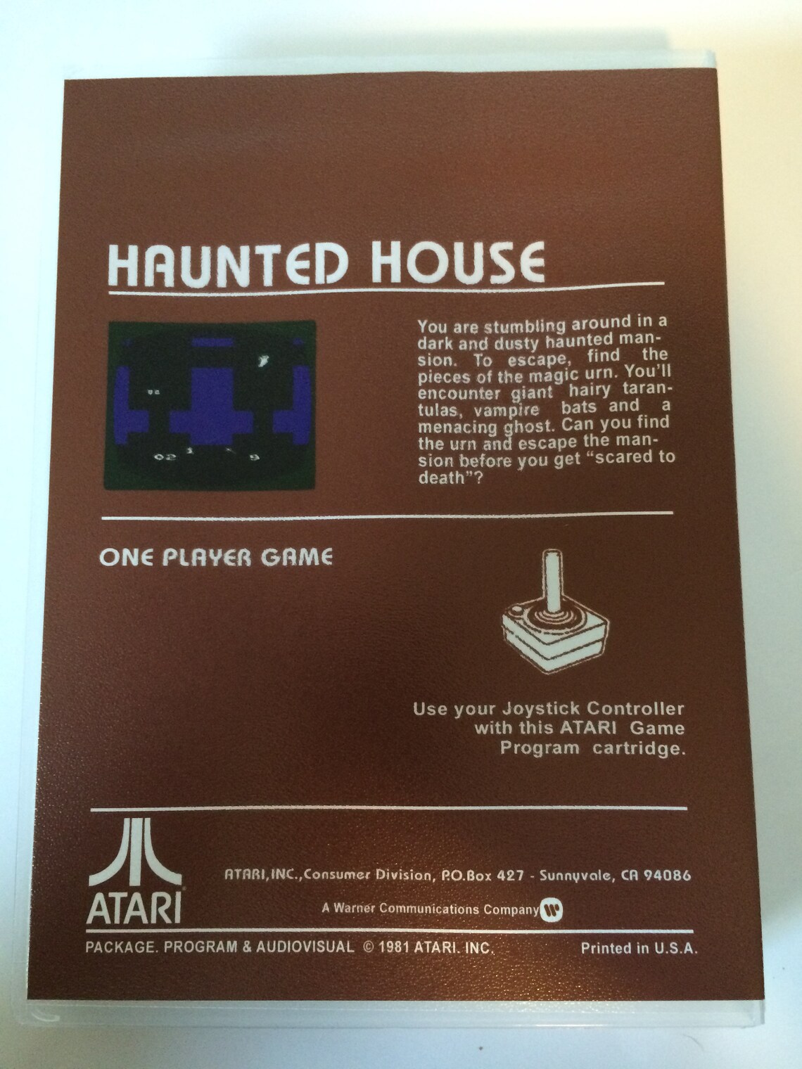 Haunted House Atari 2600 Replacement Case No Game - Etsy