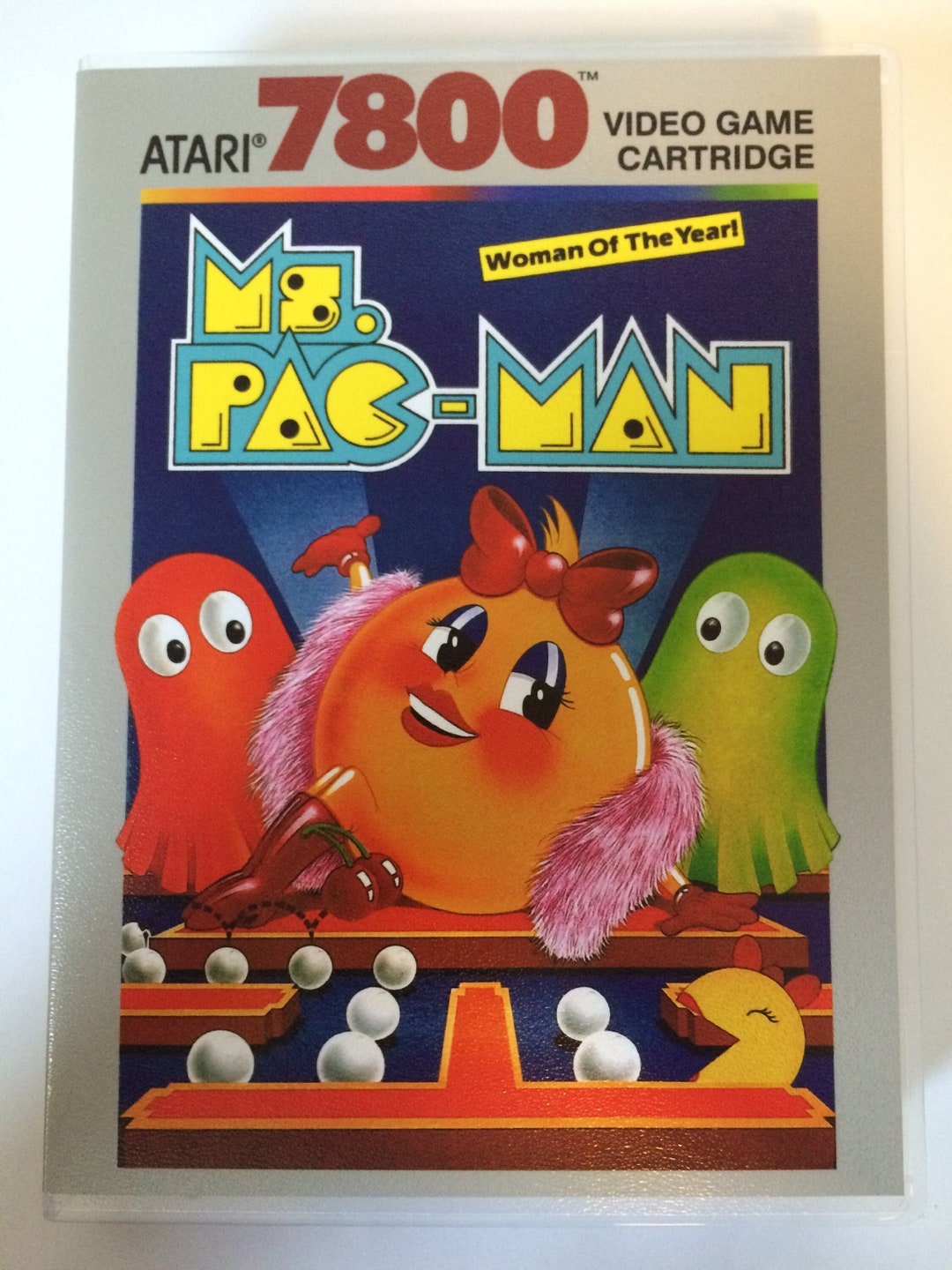 Ms. Pac-man - Atari 7800 - Replacement Case - No Game - Etsy