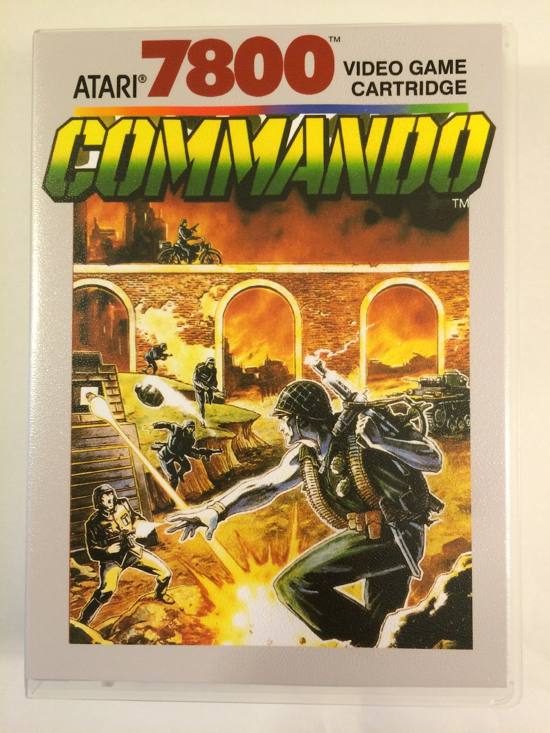 Commando Atari 7800 Replacement Case No Game - Etsy