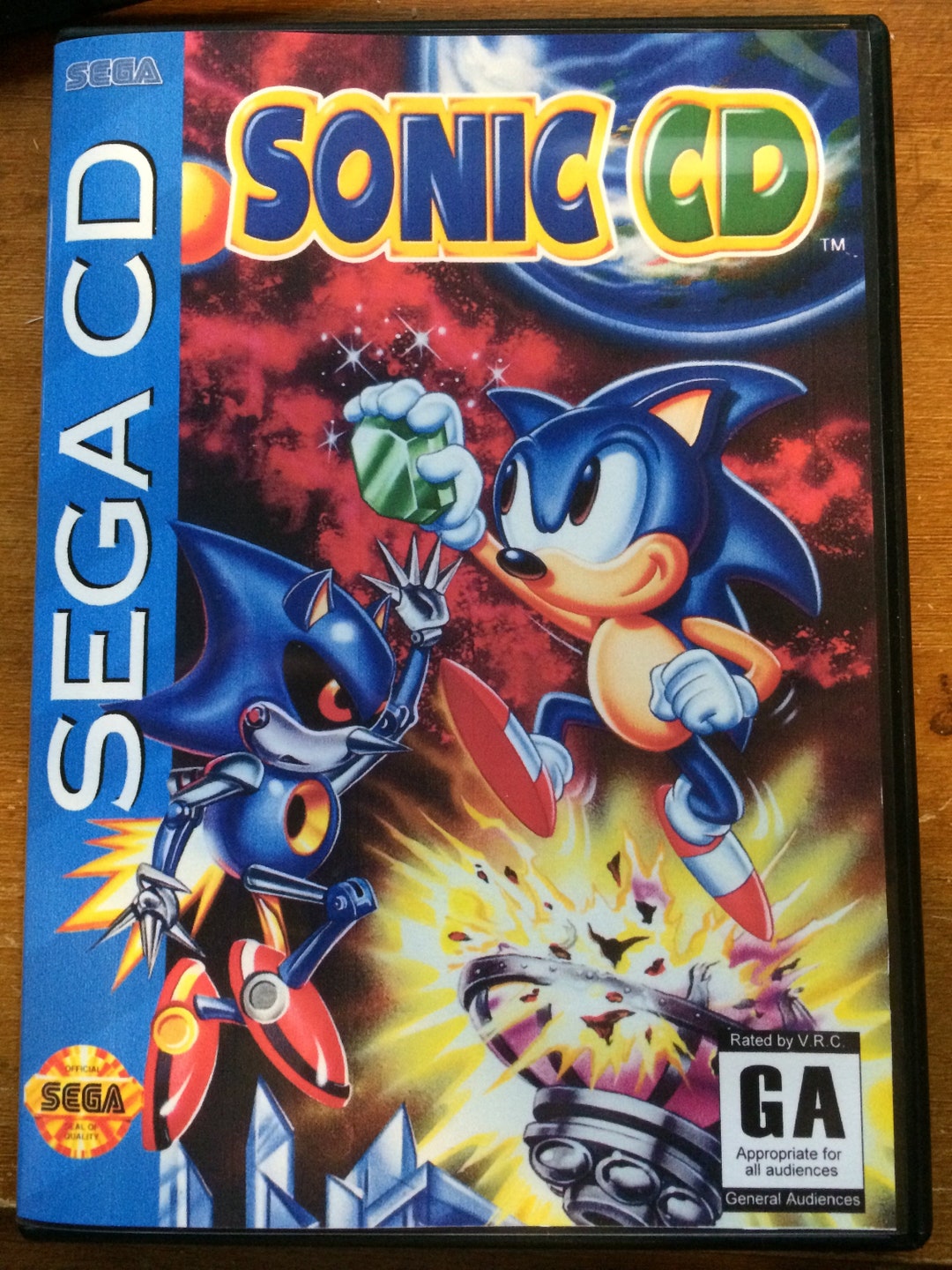 Sonic CD Sega CD Replacement Case No Game - Etsy