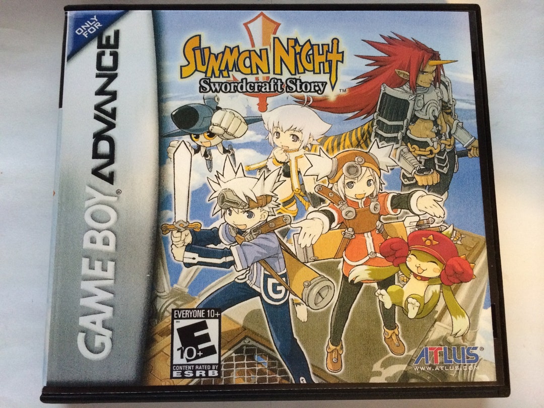 Summon Night Swordcraft Story Gameboy Advance Replacement Case No Game ...