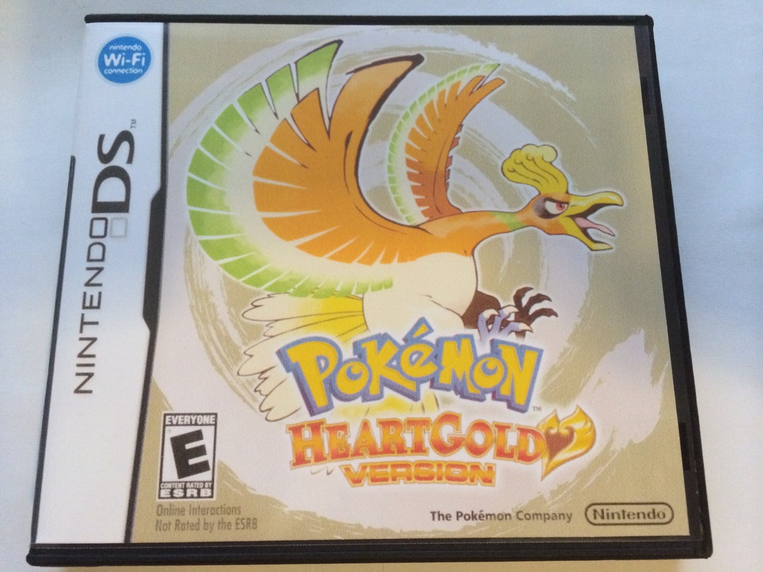 Pokemon Heartgold Nintendo DS Replacement Case No Game - Etsy