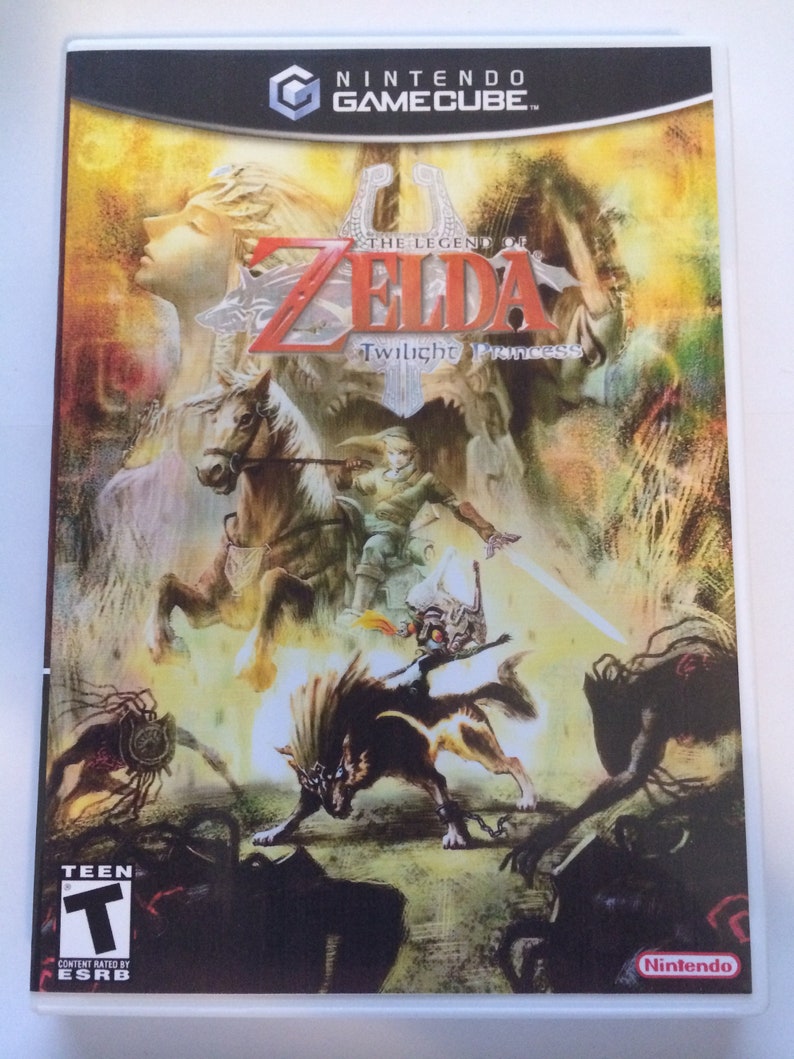 The Legend of Zelda Twilight Princess Gamecube Replacement Case No Game ...